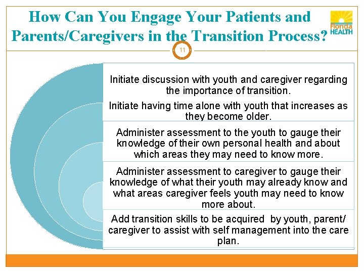 Clinician Information Packet Transition from Pediatric to Adult