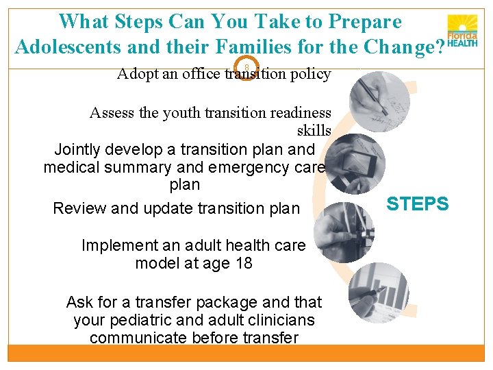 Clinician Information Packet Transition from Pediatric to Adult
