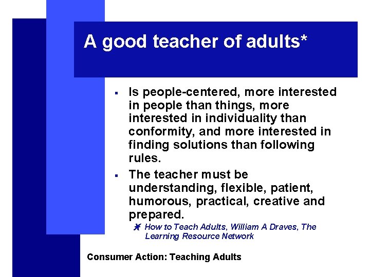 Teaching Adults Effective Financial Literacy Training in the