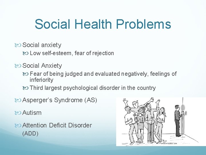 Social and Emotional Health Ms Jiangs 12 th