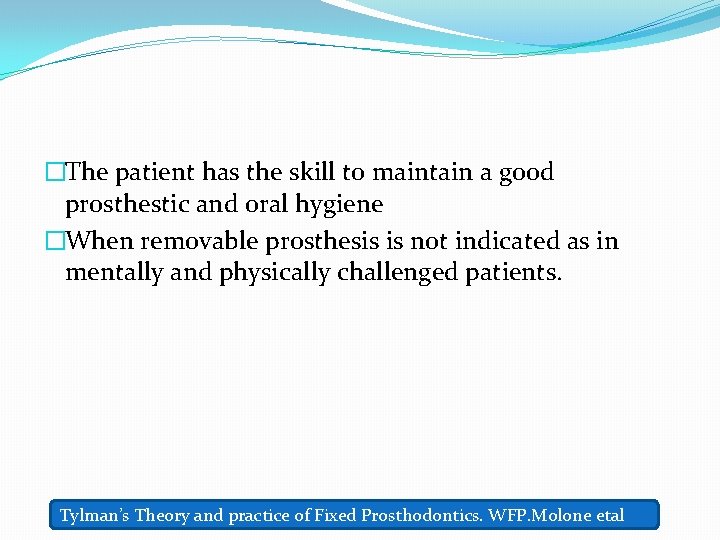 GENERAL CONSIDERATIONS COMPONENTS AND CLASSIFICATION OF FPD CHRISTEENA