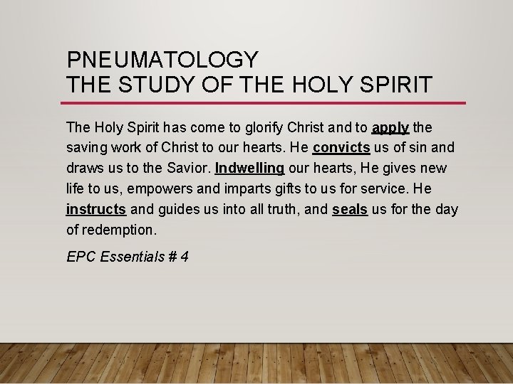 GROWING IN CHRIST 101 THE ESSENTIALS OF THE