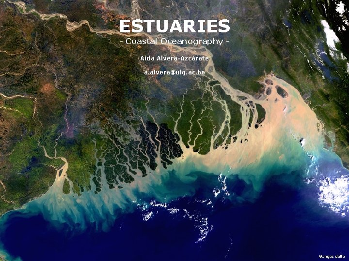 ESTUARIES Coastal Oceanography Aida AlveraAzcrate a alveraulg ac