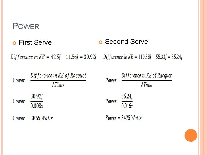 ANALYZING DIFFERENCES BETWEEN A FIRST AND SECOND SERVE