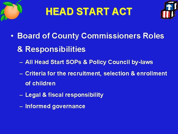 Head Start Division Annual Update Board Training Shared