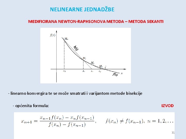 MATEMATIKE METODE U KEMIJI 2 1 Priblini i