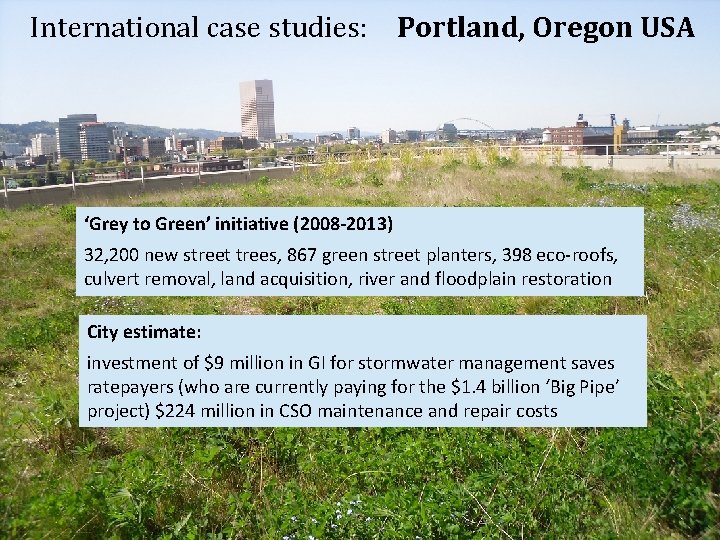 Overcoming uncertainties and barriers to BlueGreen infrastructure Emily