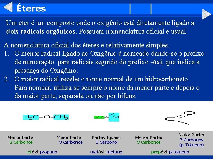 Aula de Qumica Orgnica Prof MARQUES Funes Orgnicas