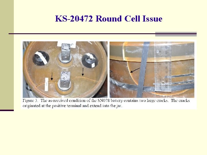 Evaluation of Battery Technologies to Replace KS 20472