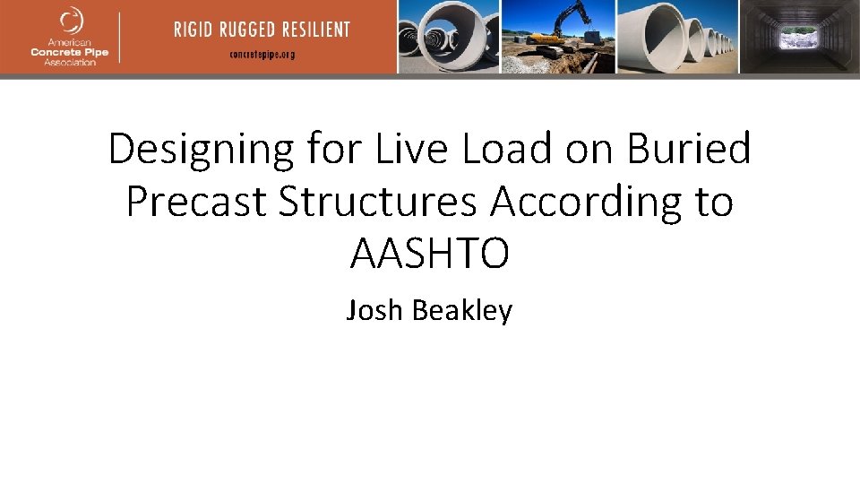 Designing for Live Load on Buried Precast Structures