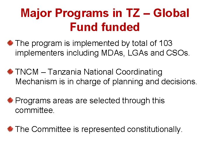 Finance and Resource Mobilization and PER 200708 Tanzania