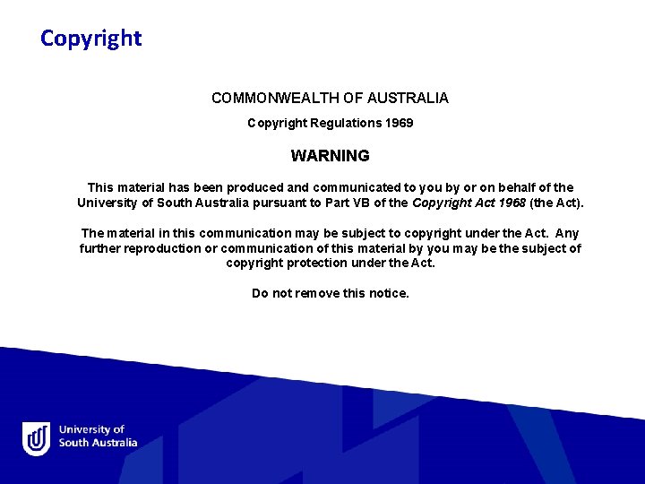Reflective Essay Copyright COMMONWEALTH OF AUSTRALIA Copyright Regulations