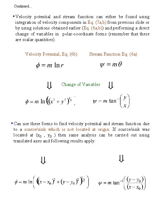 Lecture 15 Final Version Contents Solutions to Laplace