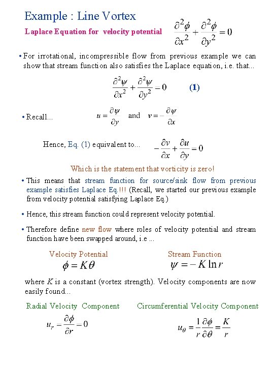 Lecture 15 Final Version Contents Solutions to Laplace