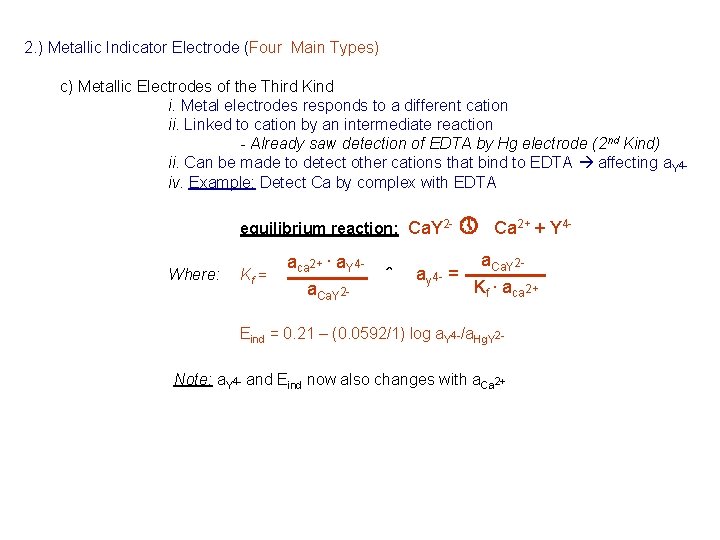 Potentiometric Methods A Introduction 1 Potentiometric Methods based