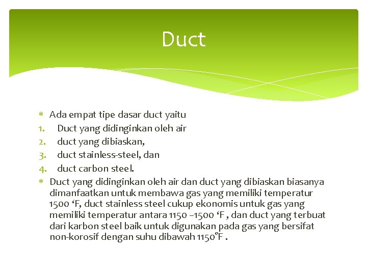 Sistem Ventilasi Lokal By Ratih Pramitasari Komponen sistem