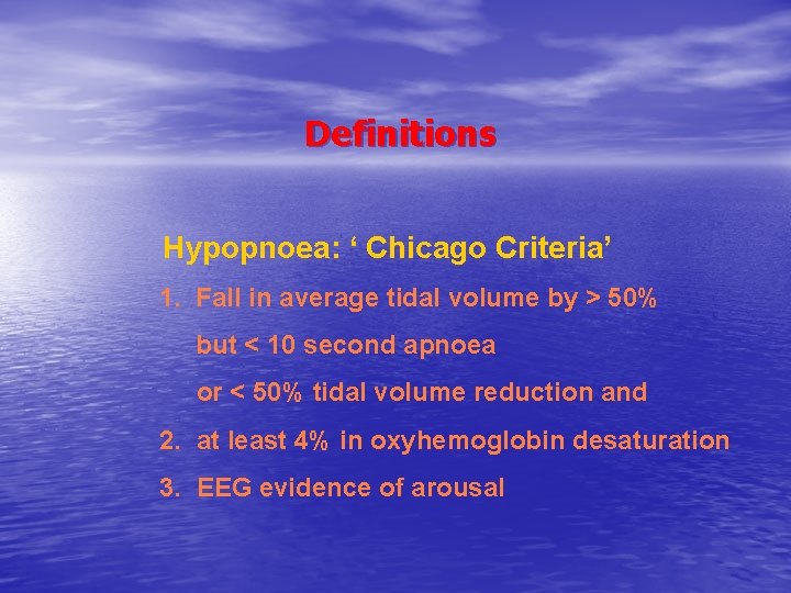 The Management of Snoring and Obstructive Sleep Apnea