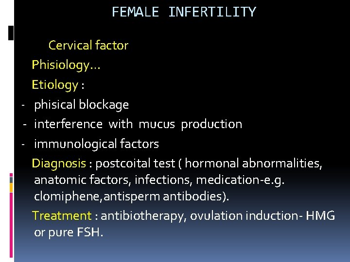 INFERTILITY ENDOMETRIOSIS UTERINE DISPLACEMENTS AND UTEROVAGINAL ...