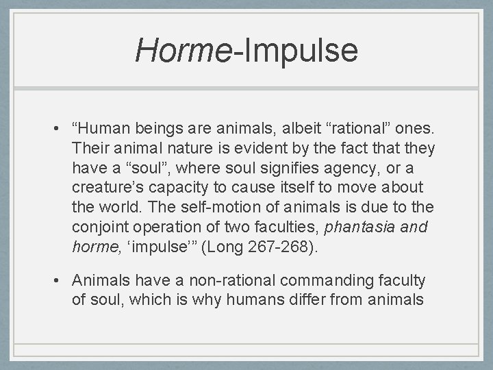 Representation and the self in Stoicism By Calista