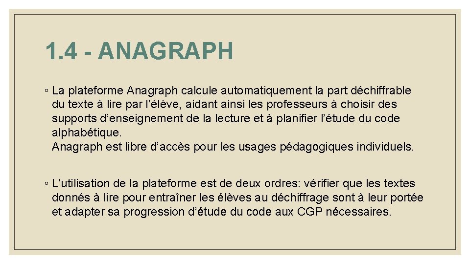 Enseigner la comprhension de texte au CYCLE 2