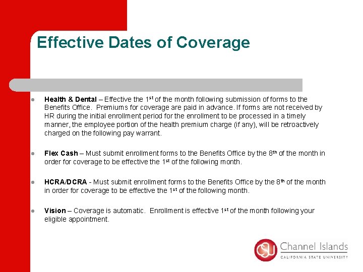 Benefits Overview Presented by HR Programs Solano Hall