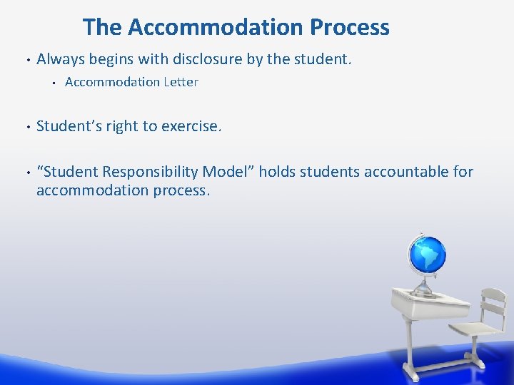 Providing Access for Students with Disabilities By Holly