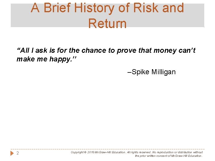 Chapter 1 A Brief History of Risk and
