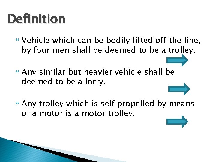 Trolley Lorry Motor trolley rules Definition Vehicle which