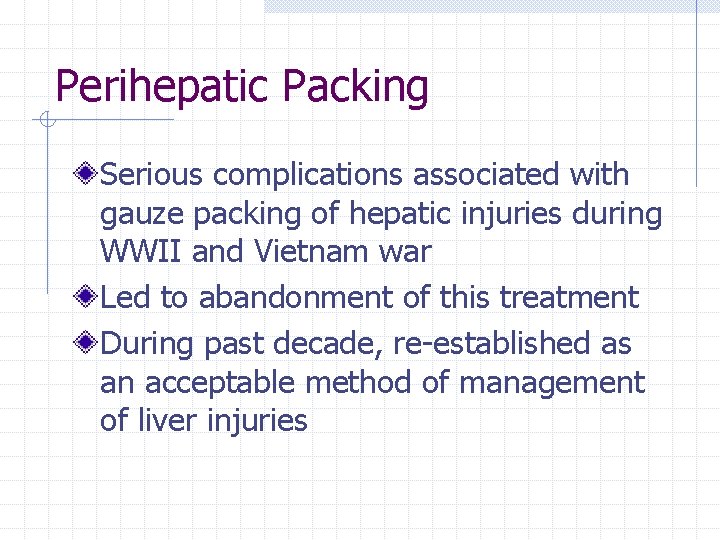Management of Liver Trauma Joint Hospital Surgical Grand