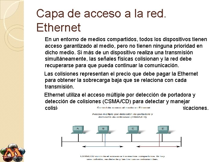 CAPA DE ACCESO A LA RED ETHERNET Tema