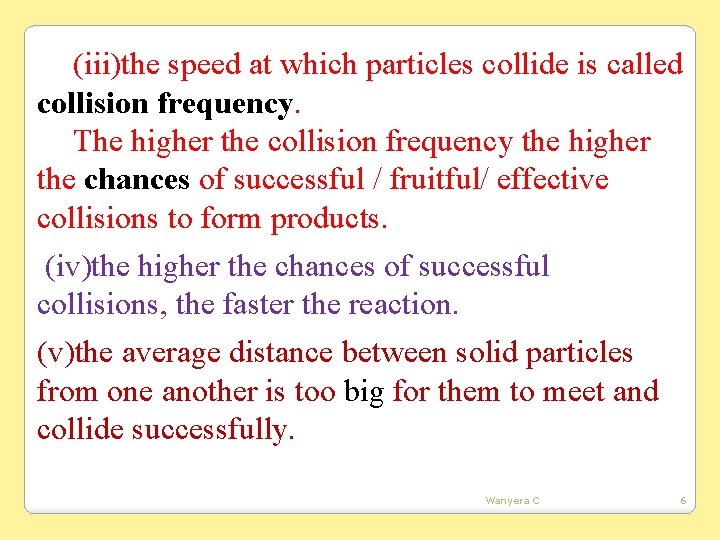 2012 The rate of reaction and Equilibria Comprehensive
