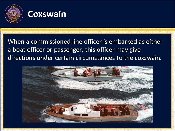 Module 3 Naval Skills Unit 3 Basic Seamanship