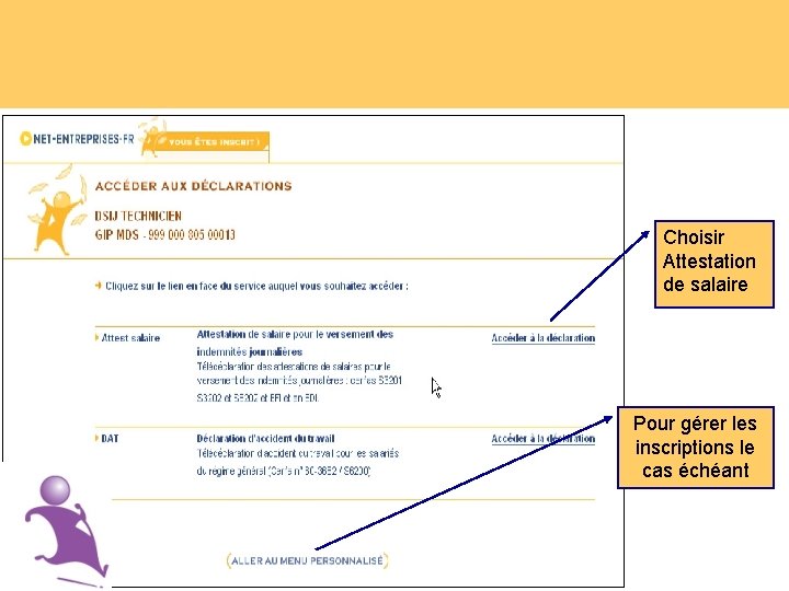 Le portail officiel des dclarations sociales Attestation pour