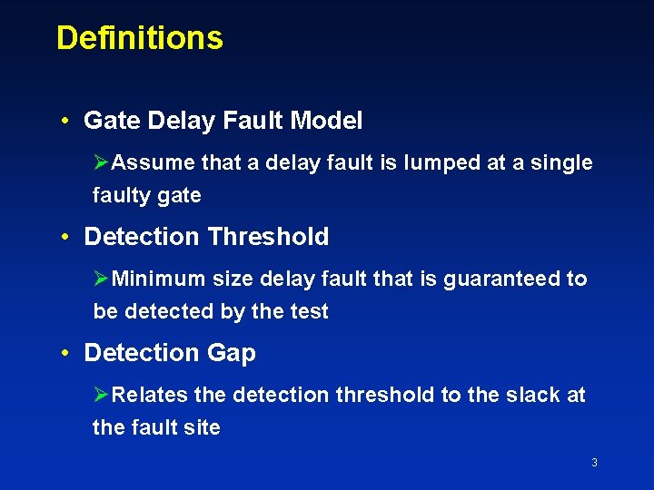 Analyzing Reconvergent Fanouts in Gate Delay Fault Simulation