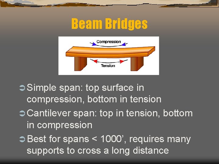 Bridges Past Present and Future Dr Lisa Spainhour