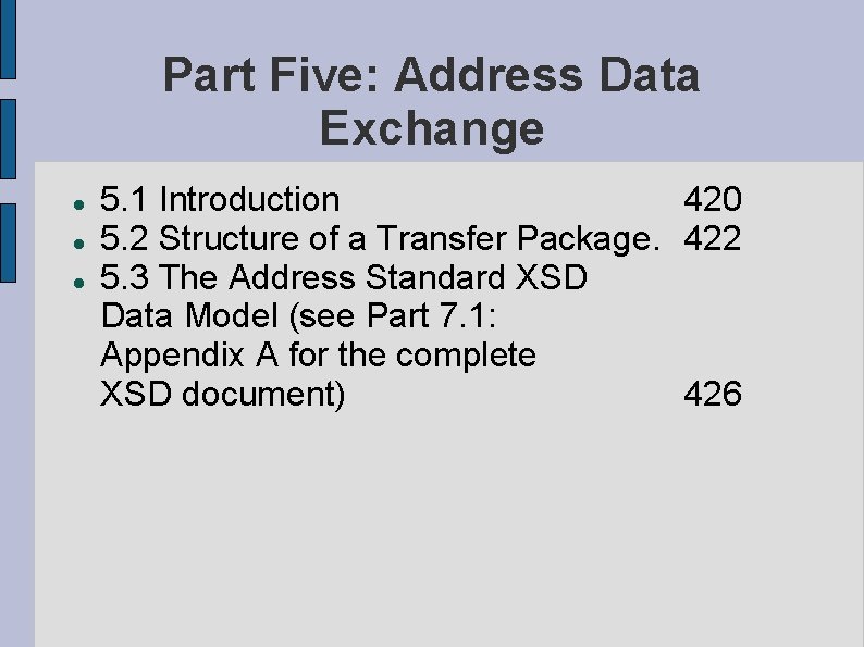 The United States Thoroughfare Landmark and Postal Address