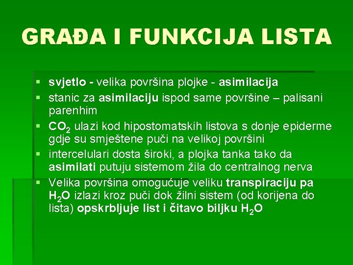 OPA BOTANIKA II Prof dr sc Nada Bezi