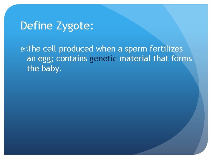 Pregnancy Terminology Signs of Pregnancy Missed menstrual period