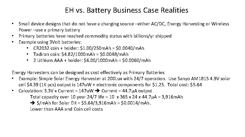 Introduction to Energy Harvesting EE 174 SJSU Tan