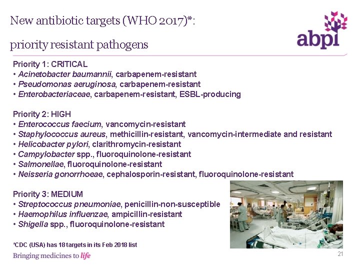 Antimicrobial resistance AMR a pharmaceutical industry perspective 17