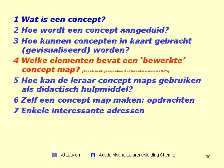 Gebruik van concept maps door leerkrachten wordt gestimuleerd