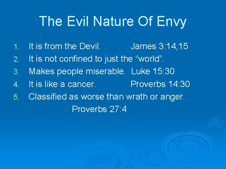 Wednesday Night Bible Study Diseases Of The Heart