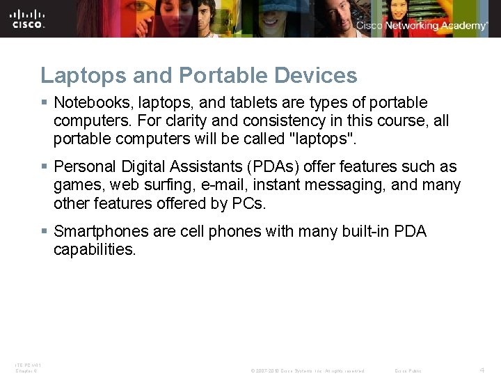 Chapter 6 Fundamental Laptops and Portable Devices IT