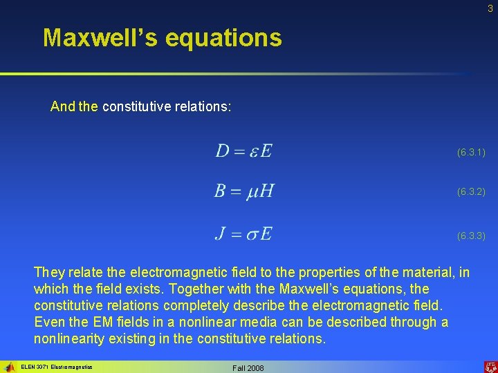 1 Lecture 6 Maxwells Equations Instructor Gleb V