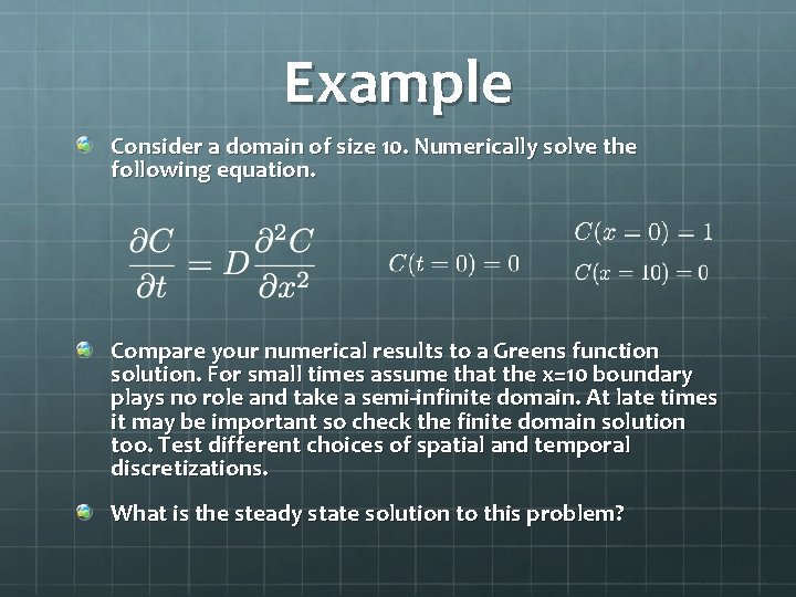 Chapter 4 Numerical Solutions to the Diffusion Equation