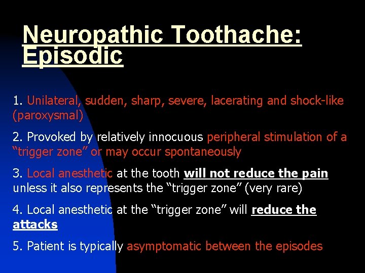 Endodontic Pain or TMD Differential Diagnosis Gary D
