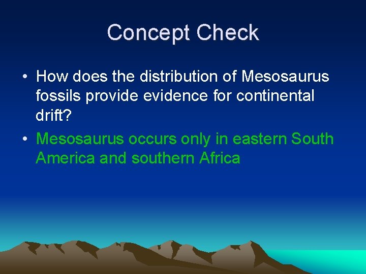 Continental Drift Plate Tectonics Chapter 9 Sections 1