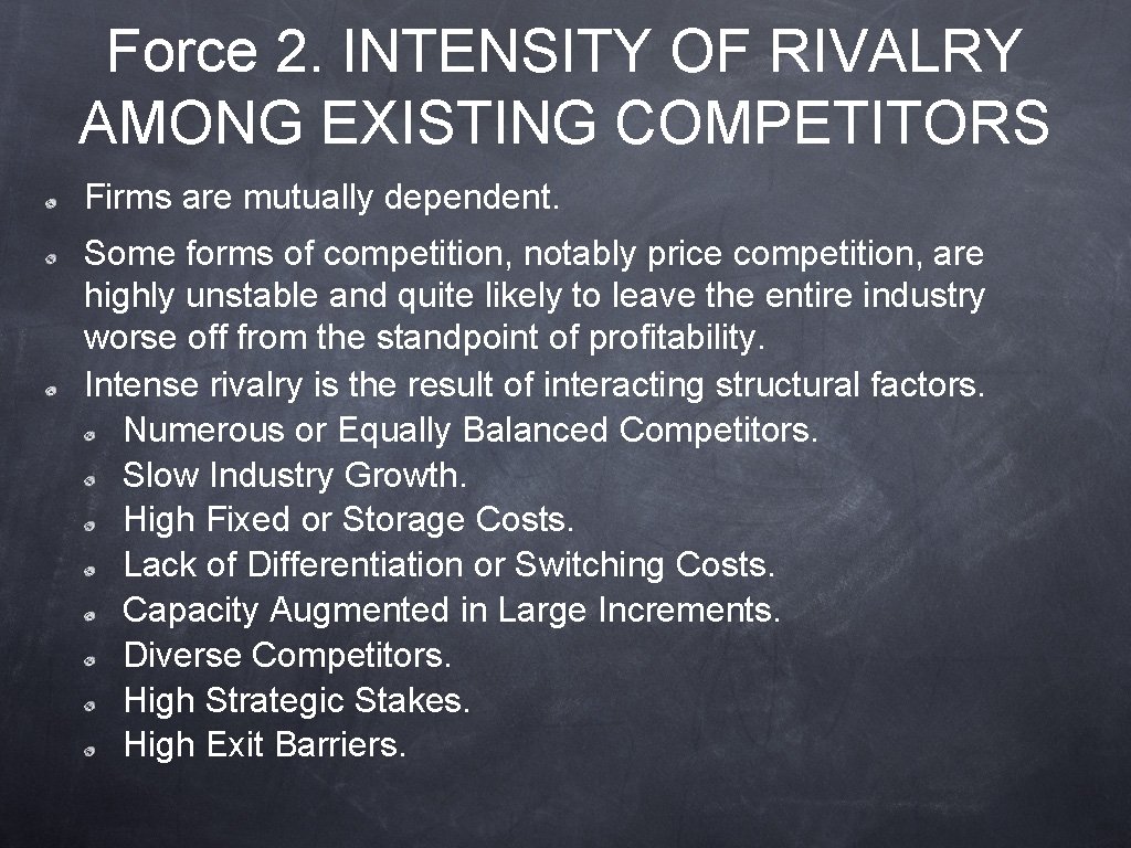 Michael Porters Industry Structural Analysis 5 Forces of