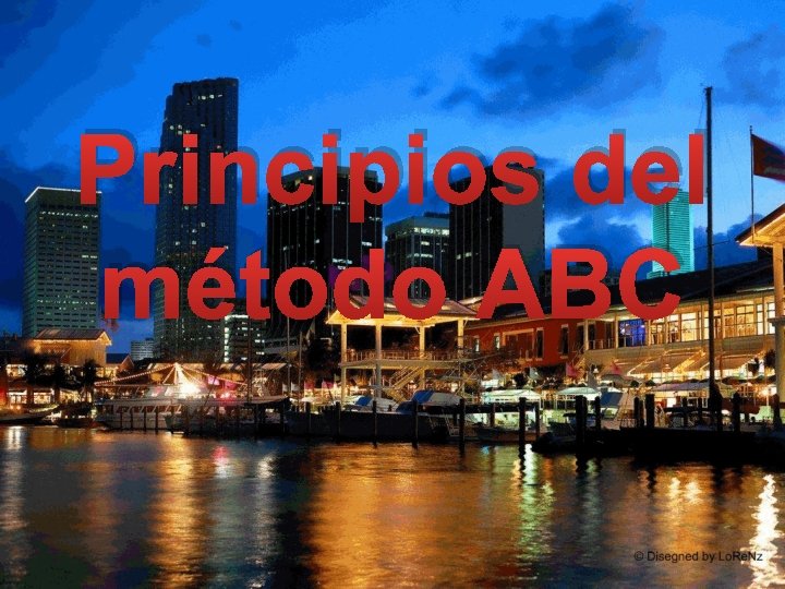 ABC Costing QU ES ABC El ABC fue