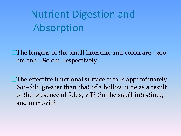 Disorders of Absorption Introduction Broad spectrum of conditions